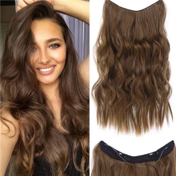 Hair | Halo Hair Extensions Thick Invisible Wire Chestnut Brown | Poshmark